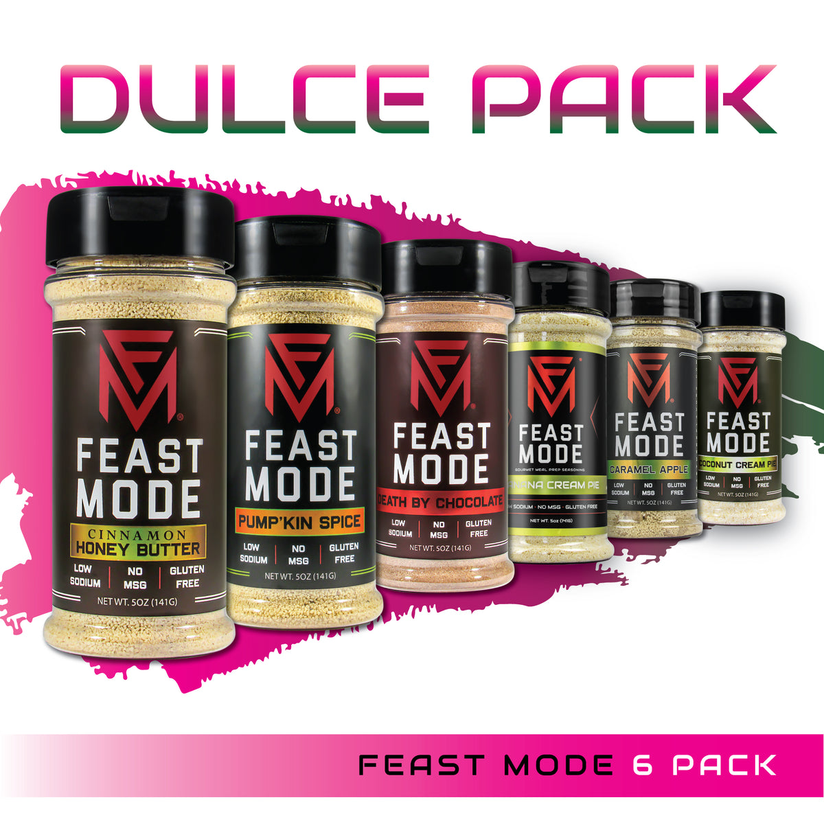 FEAST MODE FLAVORS | DULCE 6 PACK | LOW CALORIE SWEETENERS – Feast Mode ...