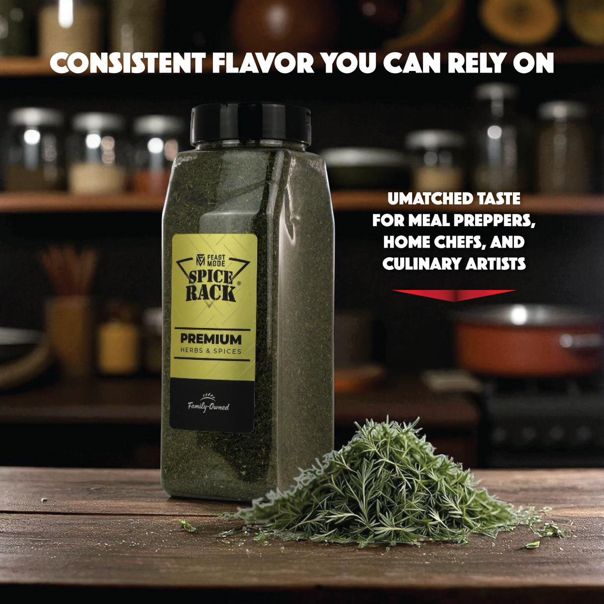 Feast Mode Flavors Dill Weed | 5oz Cut Tips | 100% Natural, Gourmet ...